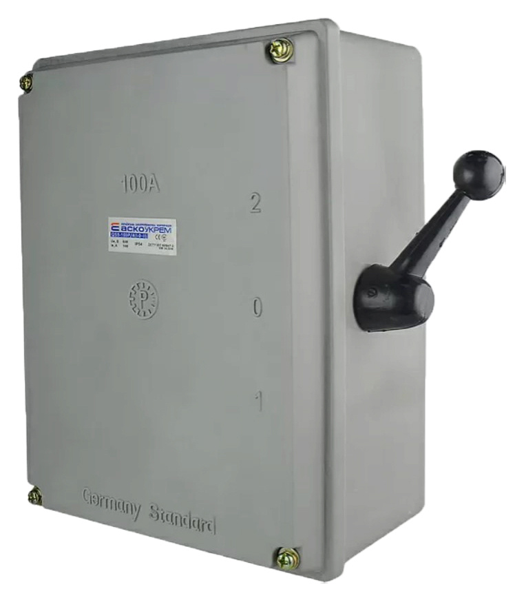 Рубильник Аско-Укрем QS5-100P/4 A0100010012 1-0-2 на 100А в интернет ...