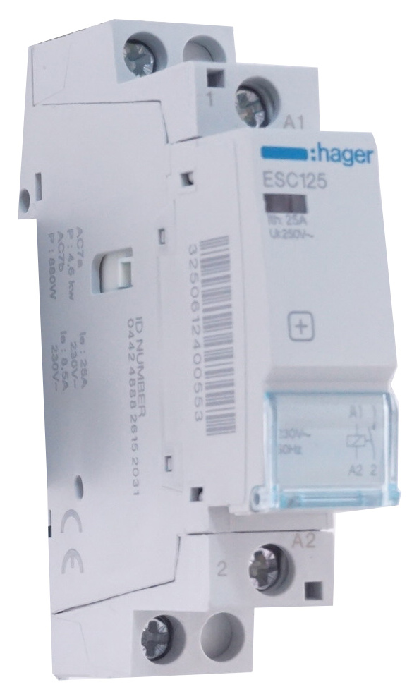 Контактор Hager ESC- (ESC125) 230В AC, 1НО в интернет магазине ...